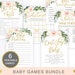 Deer Baby Shower Games Pack Baby Shower Games Package - Etsy