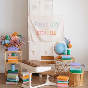 First & Last Day of School Fabric Easy Hang Banner™ Bundle - First Day ...