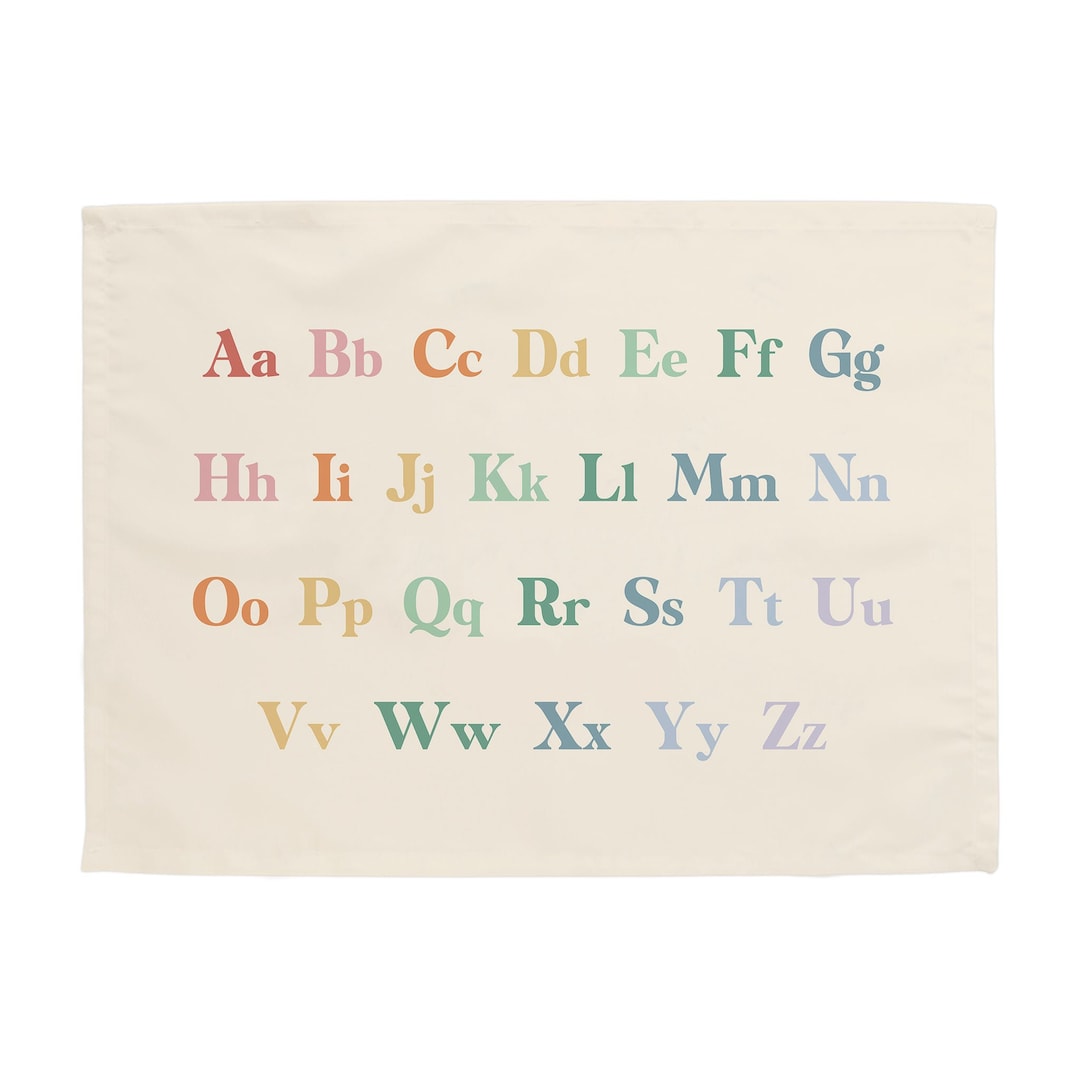Alphabet Easy Hang Banner™ for Kid's Rooms, Kid's Playrooms & Nursery ...