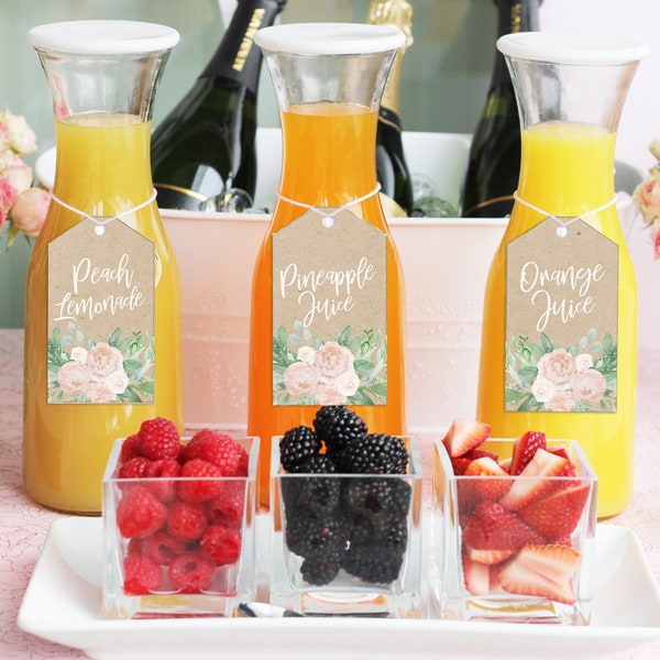 Mimosa Bar Labels - Etsy