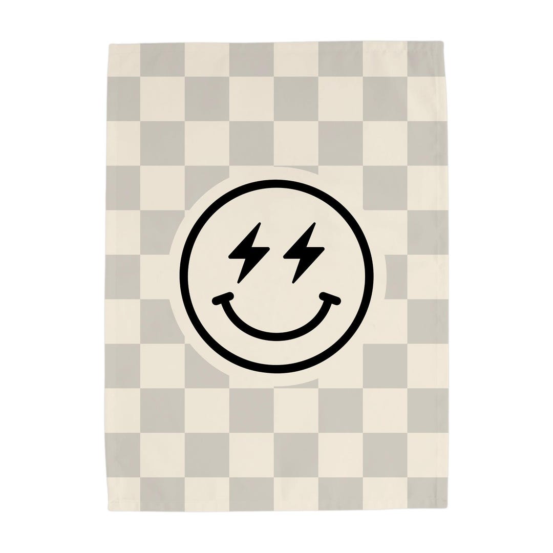 Smiley Face Banner - Easy Hang Fabric Banner: Boys Room Banner, Boy ...