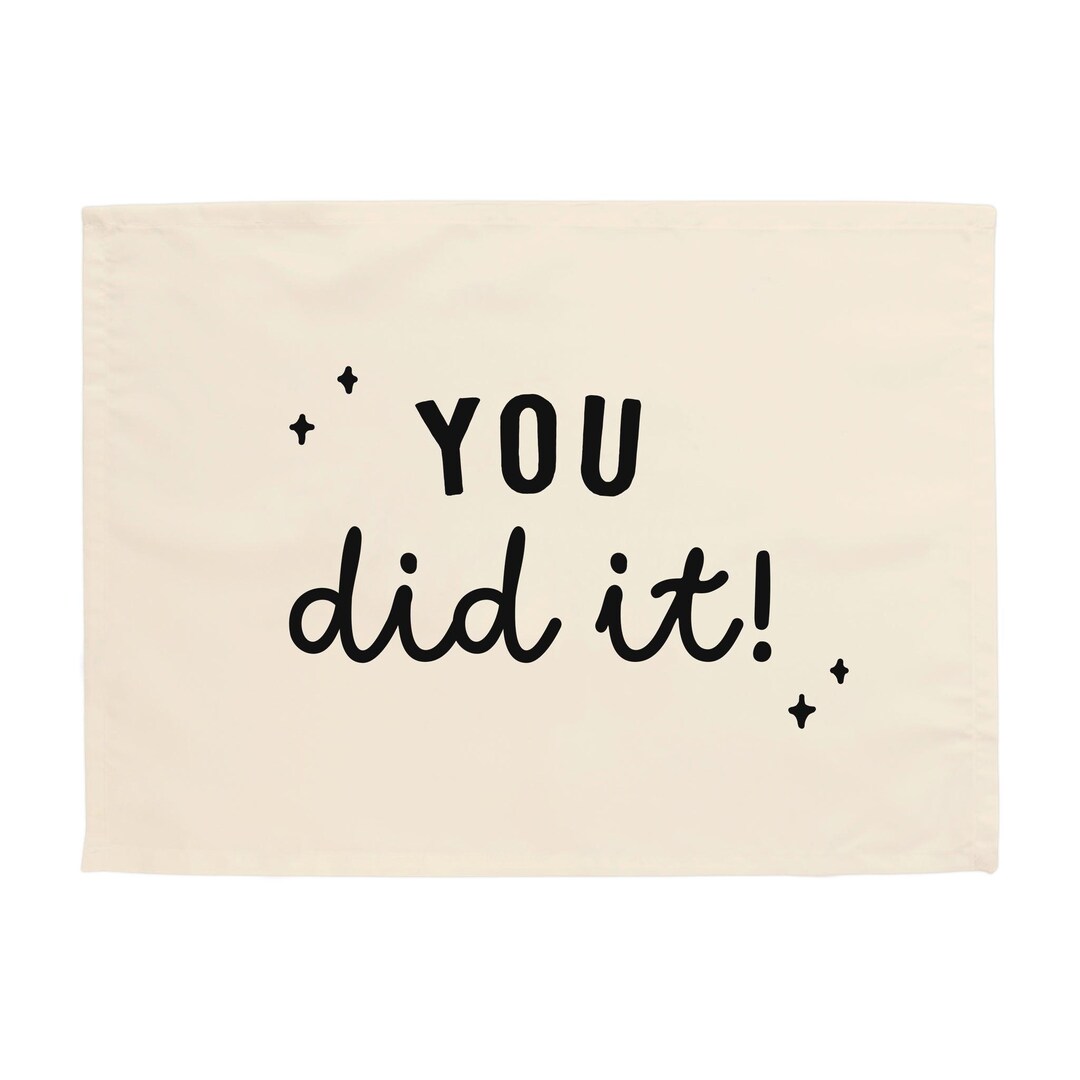 You Did It Banner: Easy Hang Banner™ for Celebrations, Graduation ...