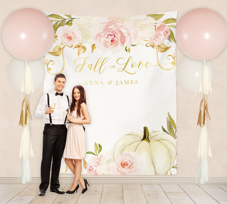 Photography Backdrop: Fall Wedding Backdrop Fall Bridal - Etsy