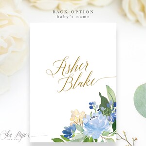 Boy Baby Shower Invitation Baby Shower Invite for Boy Formal | Etsy