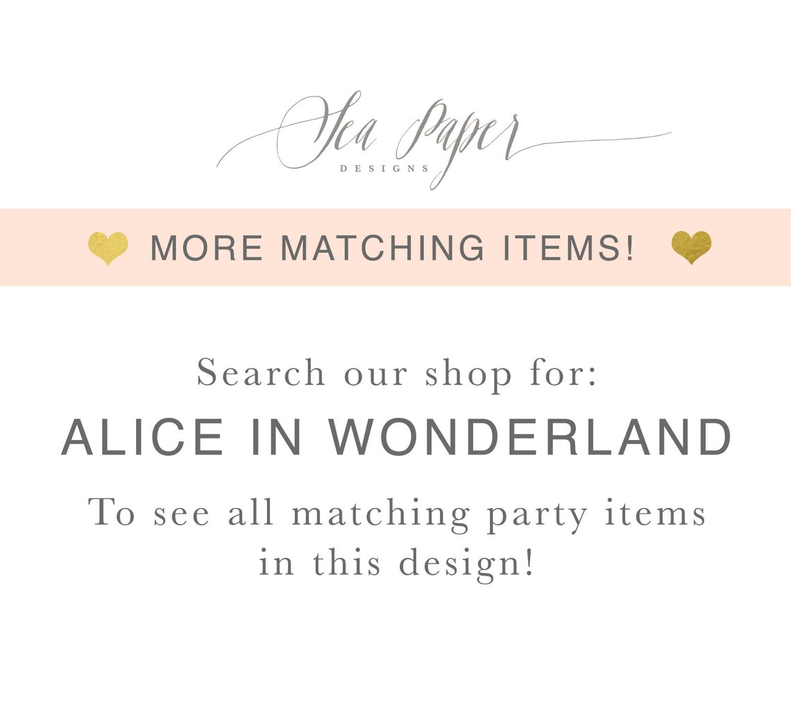 Alice in Wonderland Baby Shower Games Pack, Alice in Wonderland ...