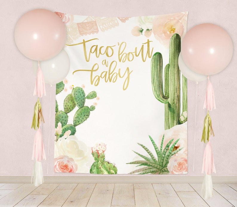 Taco 'bout a Baby Photography Backdrop Baby Shower - Etsy