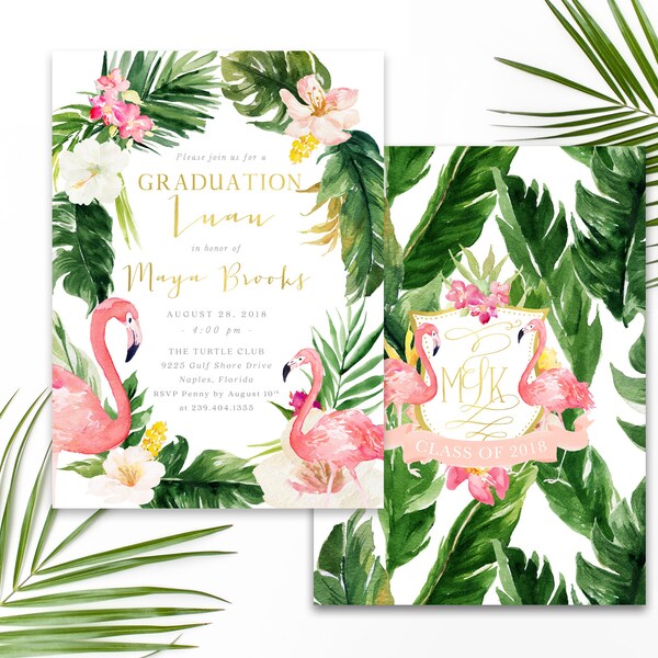 Graduation Flamingo - Etsy