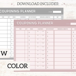 Couponing Breakdown Organizer and Trip Planner | Coupons, Discounts ...