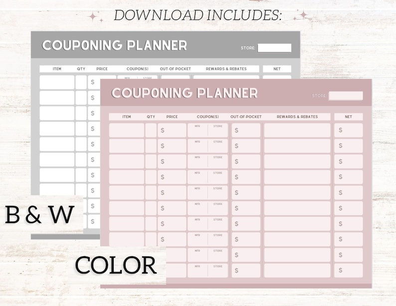 Couponing Breakdown Organizer and Trip Planner | Coupons, Discounts ...