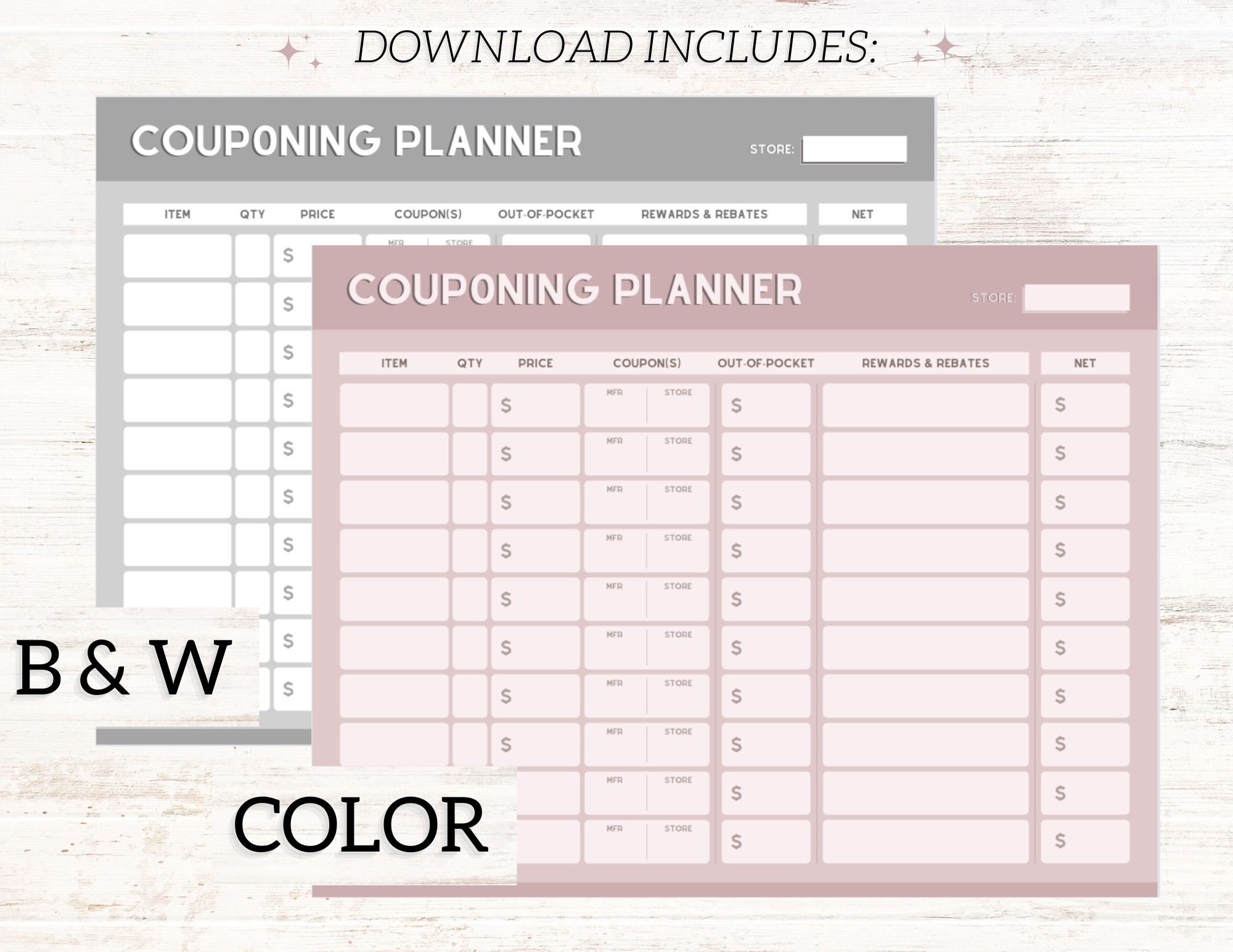 Couponing Breakdown Organizer and Trip Planner | Coupons, Discounts ...