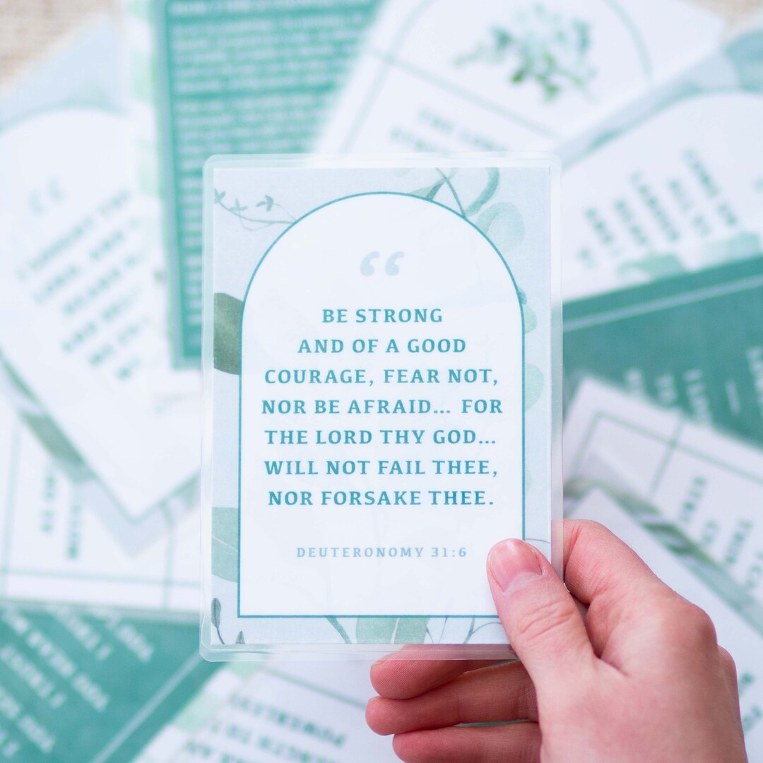 Christian Affirmation Card Set • Biblical, Inspiring, Spiritual ...