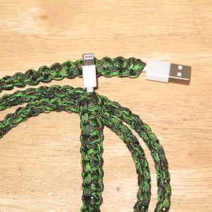 3 Foot Paracord Cell Phone Charging Cable - Etsy