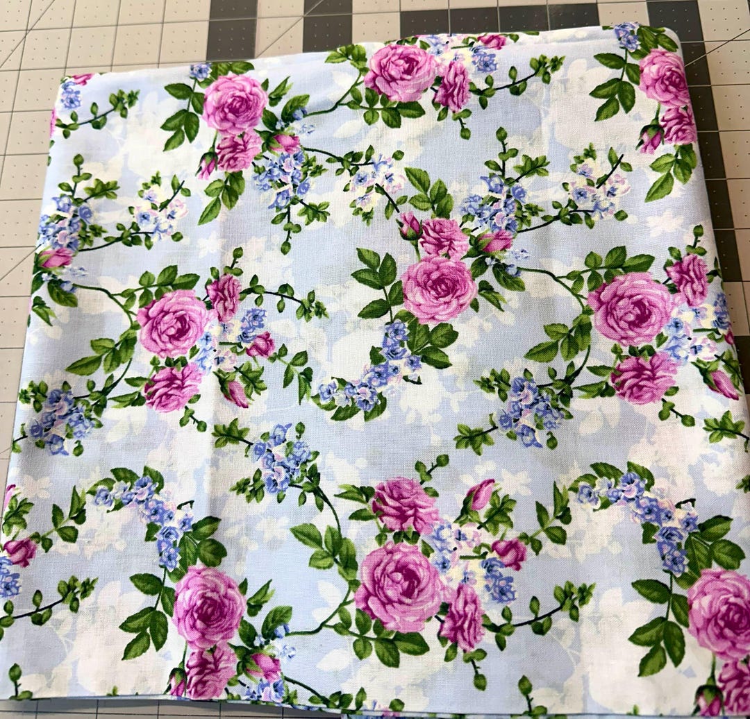2 1/2 Yd. Beverly Park Melrose Purple Floral Quilt Fabric. RJR Rare ...
