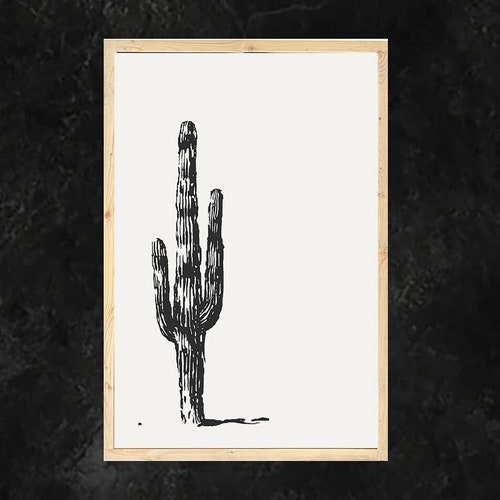 Cactus Sign Wood Cactus Front Door Sign Standing Cactus - Etsy