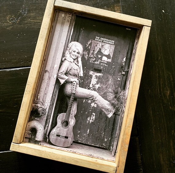 Dolly Portrait Rustic Wood Sign | Etsy