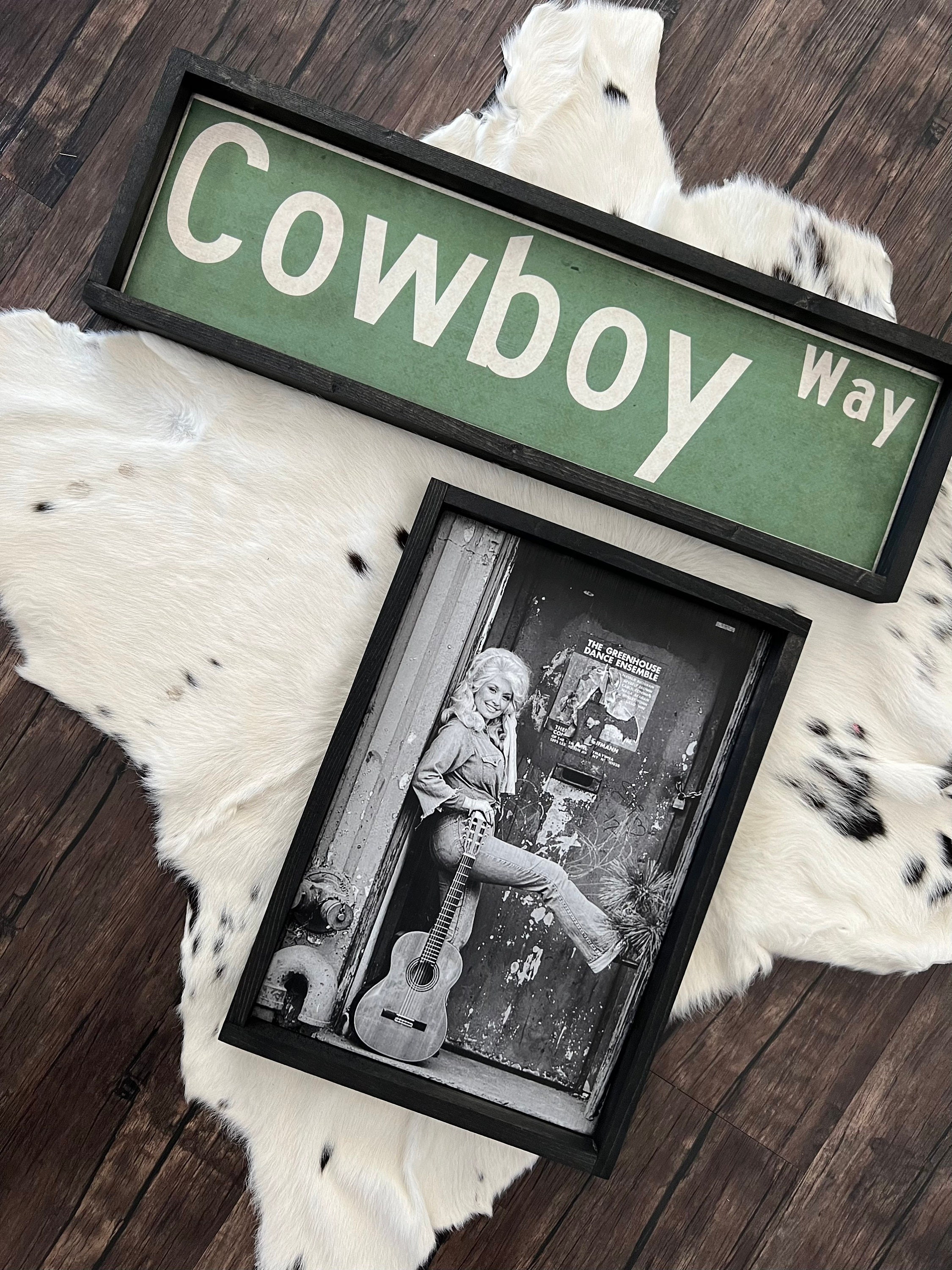 Cowboy Way Rustic Wood Sign - Etsy