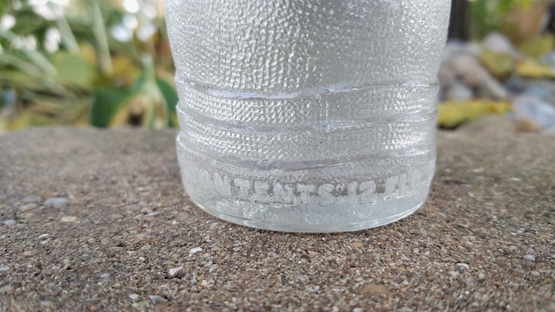 Clear Vintage Hires Soda Bottle Clear Stipple Glass Wavy Art - Etsy