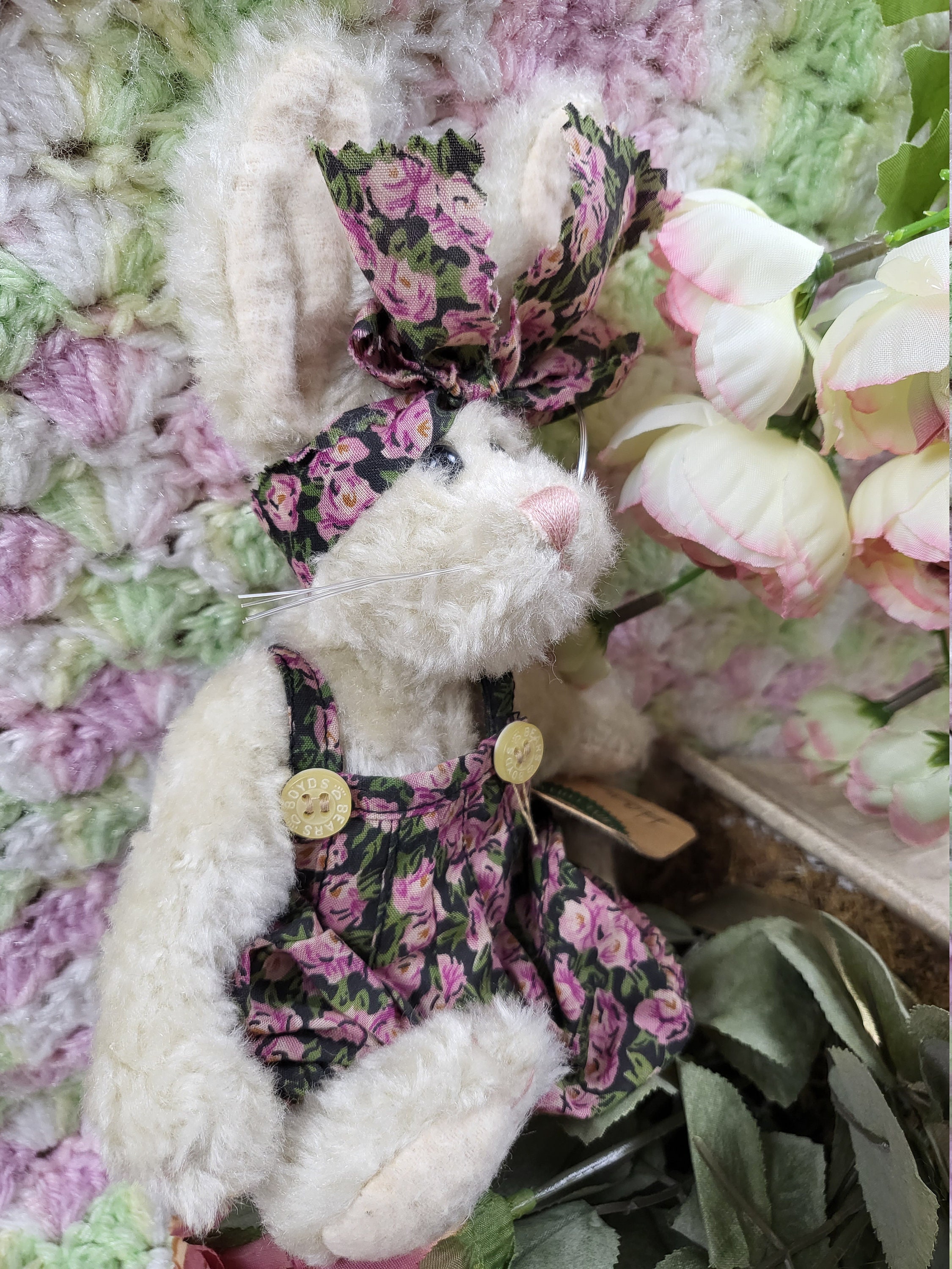 Collectible Vintage BOYDS BEARS Bunny Rabbit HANNAH Beige - Etsy
