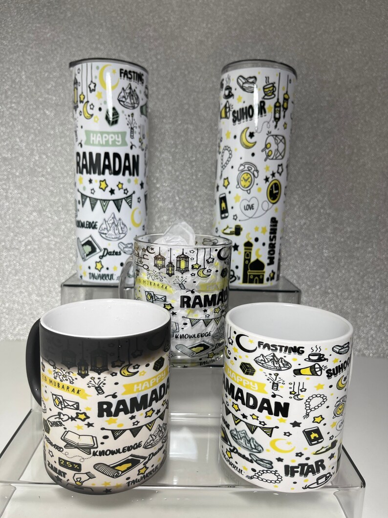 Ramadan Tumbler Islamic Mug Muslim Mugs Ramadan Mubarak - Etsy