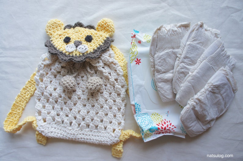 Crochet Lion Backpack for Babies and Kids - Crochet Backpack Pattern ...