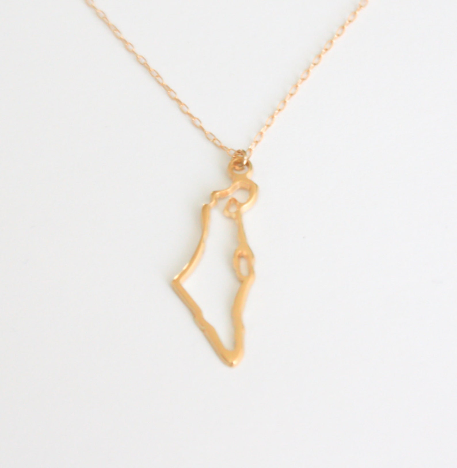 Israel Necklace Israel Map Necklace Israel Pendant Israel - Etsy