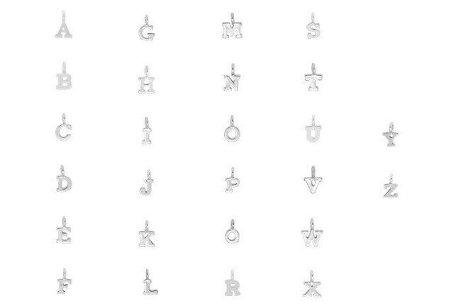 Add a personalized letter charm | Etsy