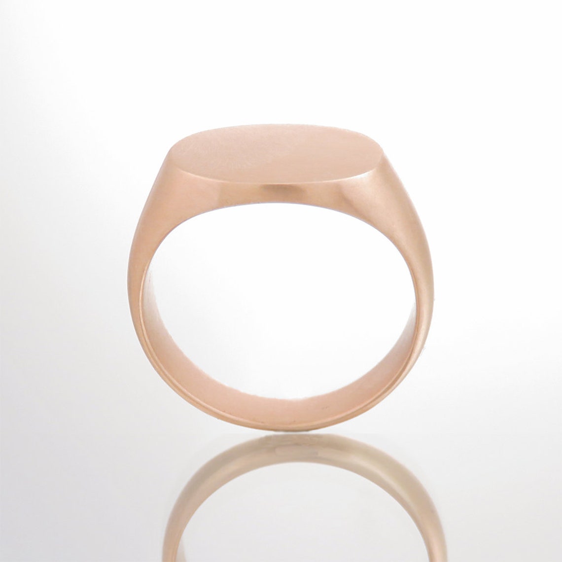 Rose Gold Ring Signet Ring Signet Ring Men Gold Ring Men - Etsy