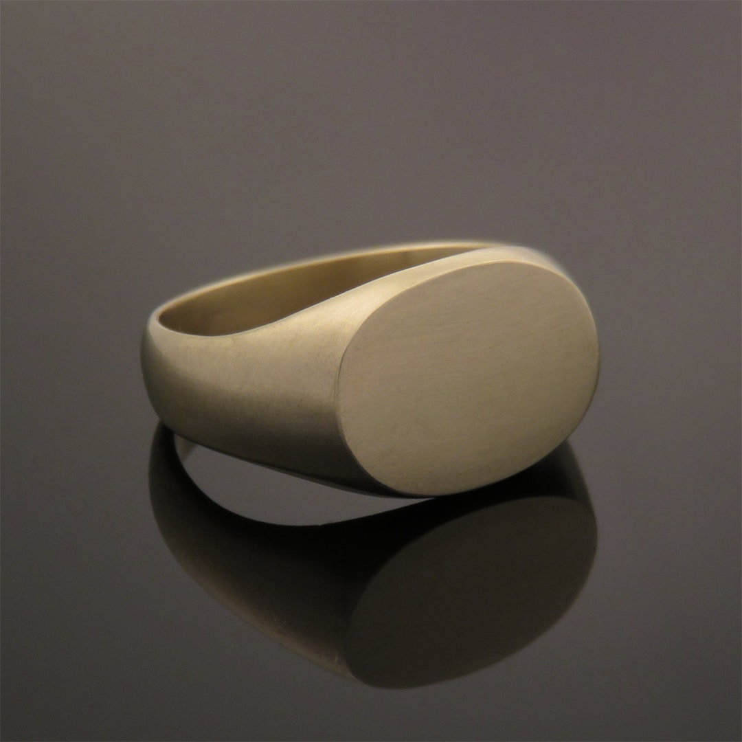 Signet Ring, Signet Ring Men, Gold Ring Men, Gold Signet Ring, Solid ...