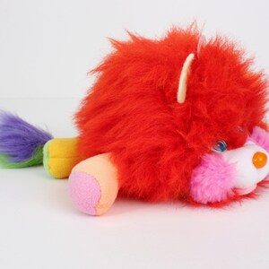 Red Popples Puffling, Small Size Puffling Popple Vintage Plush Toy ...