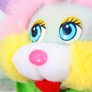 Flower Popples, Periwinkle Popple, Vintage Blue Pink Plush Toy ...