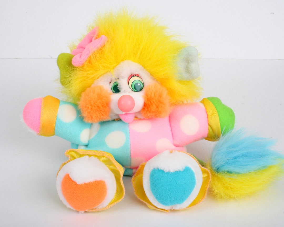 Very Rare Clown Popples, UK / Europe EU Costume Popple, Carnival, Small ...