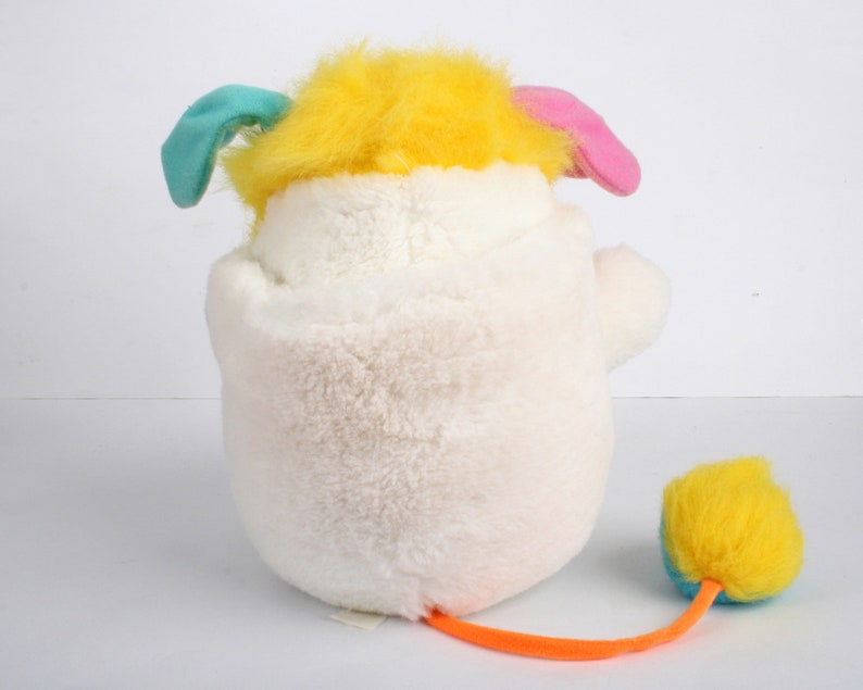 White Popples Puffball, Popple, Medium Size Vintage Plush Toy, Original 80s DELPLAY 1986 3 - Etsy