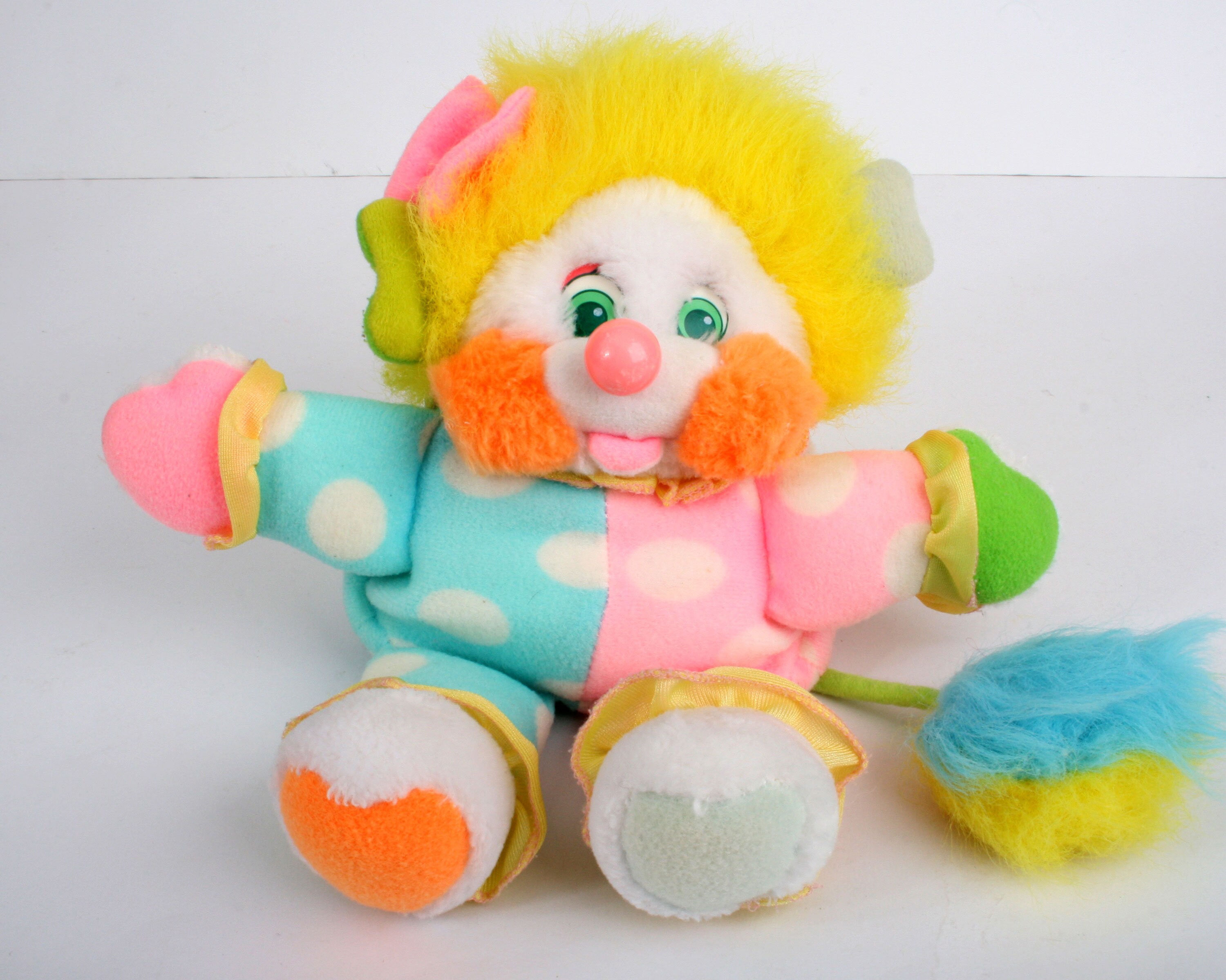 Very Rare Clown Popples, UK / Europe EU Costume Popple, Carnival, Small ...