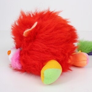 Red Popples Puffling, Small Size Puffling Popple Vintage Plush Toy ...