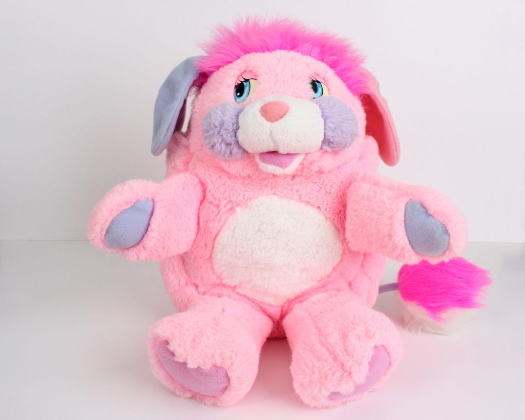Big Popples Party 13 Popple Pink, Large Size Vintage Plush Toy ...