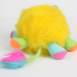 Yellow Popples Puffling, Small Size Puffling Popple Vintage Plush Toy ...