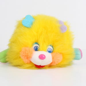 Yellow Popples Puffling, Small Size Puffling Popple Vintage Plush Toy ...