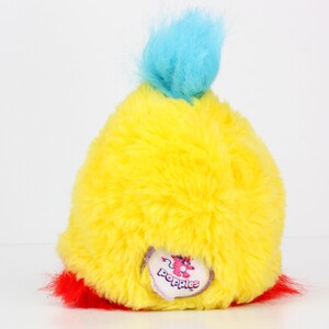 Red Popples Puffling, Small Size Puffling Popple Vintage Plush Toy ...