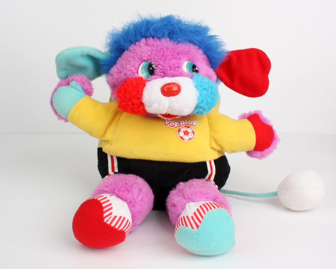 Sports Popples, Football Popple 10" Ball, Bick Kick Popple, Medium Size ...