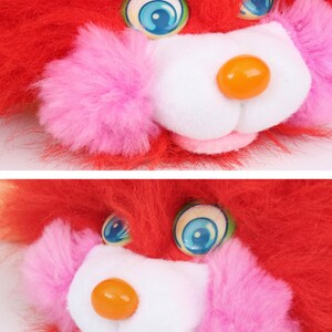 Red Popples Puffling, Small Size Puffling Popple Vintage Plush Toy ...