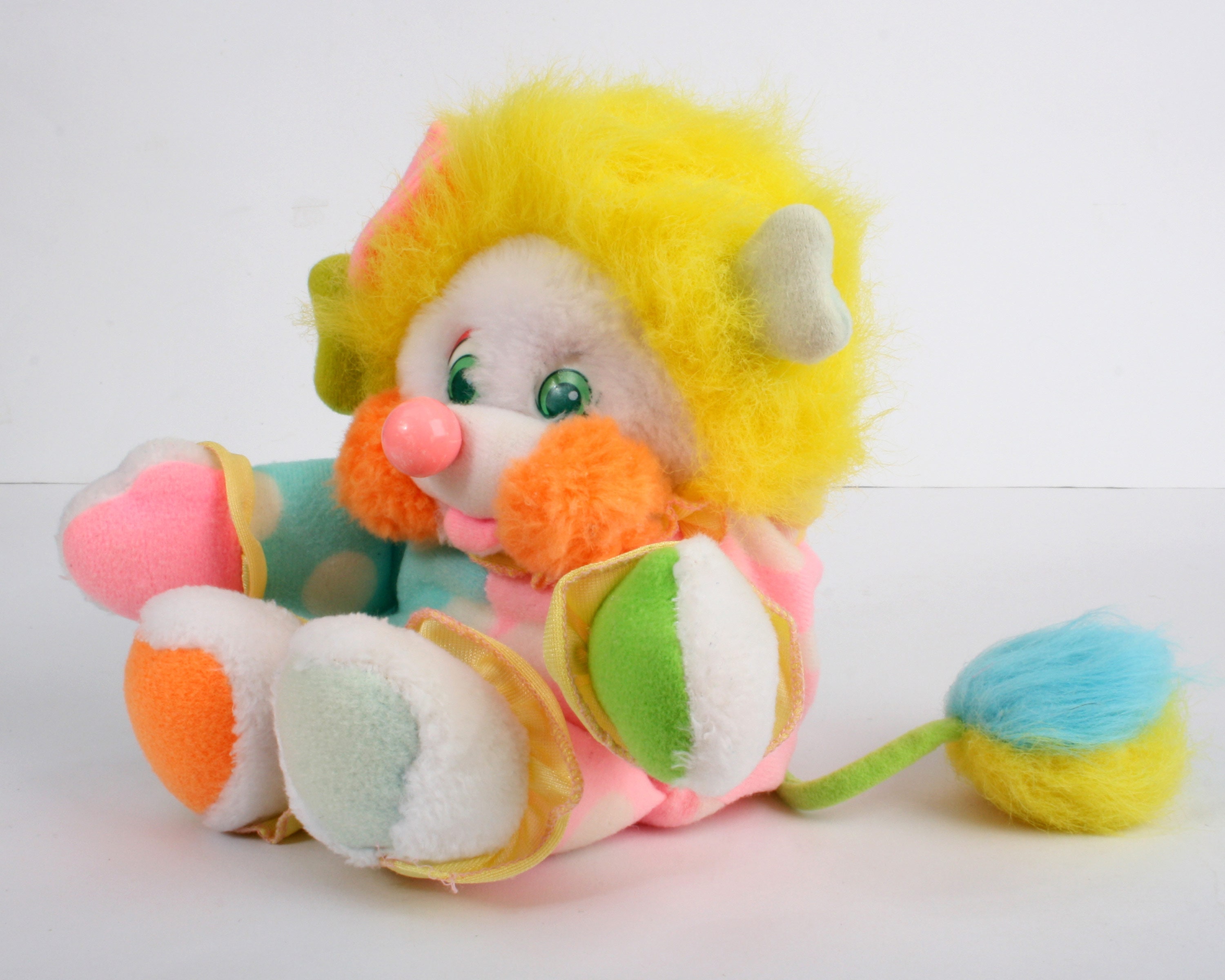 Very Rare Clown Popples, UK / Europe EU Costume Popple, Carnival, Small ...