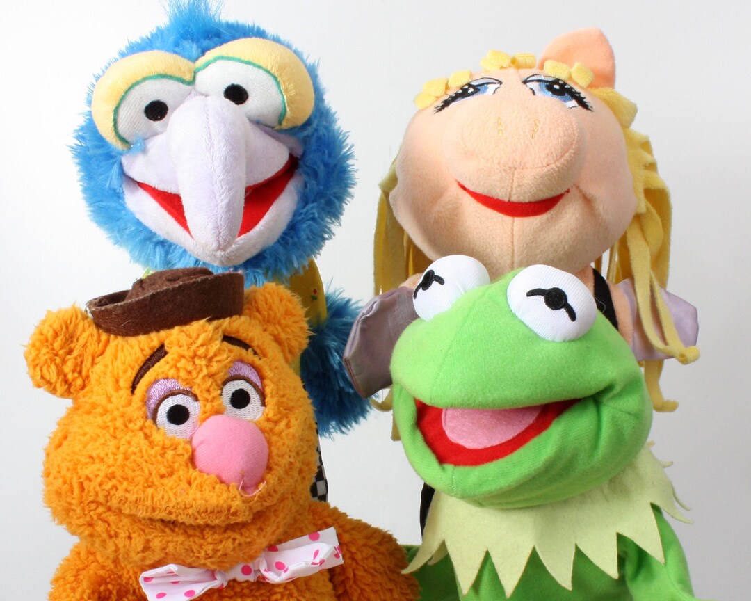 The Muppets Set of 4 Hand Puppets, Disney Puppet Show Dolls, 2012 Dutch ...