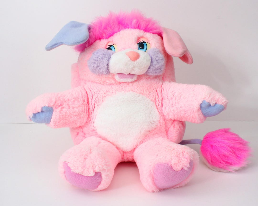 Big Popples Party 13 Popple Pink, Large Size Vintage Plush Toy ...