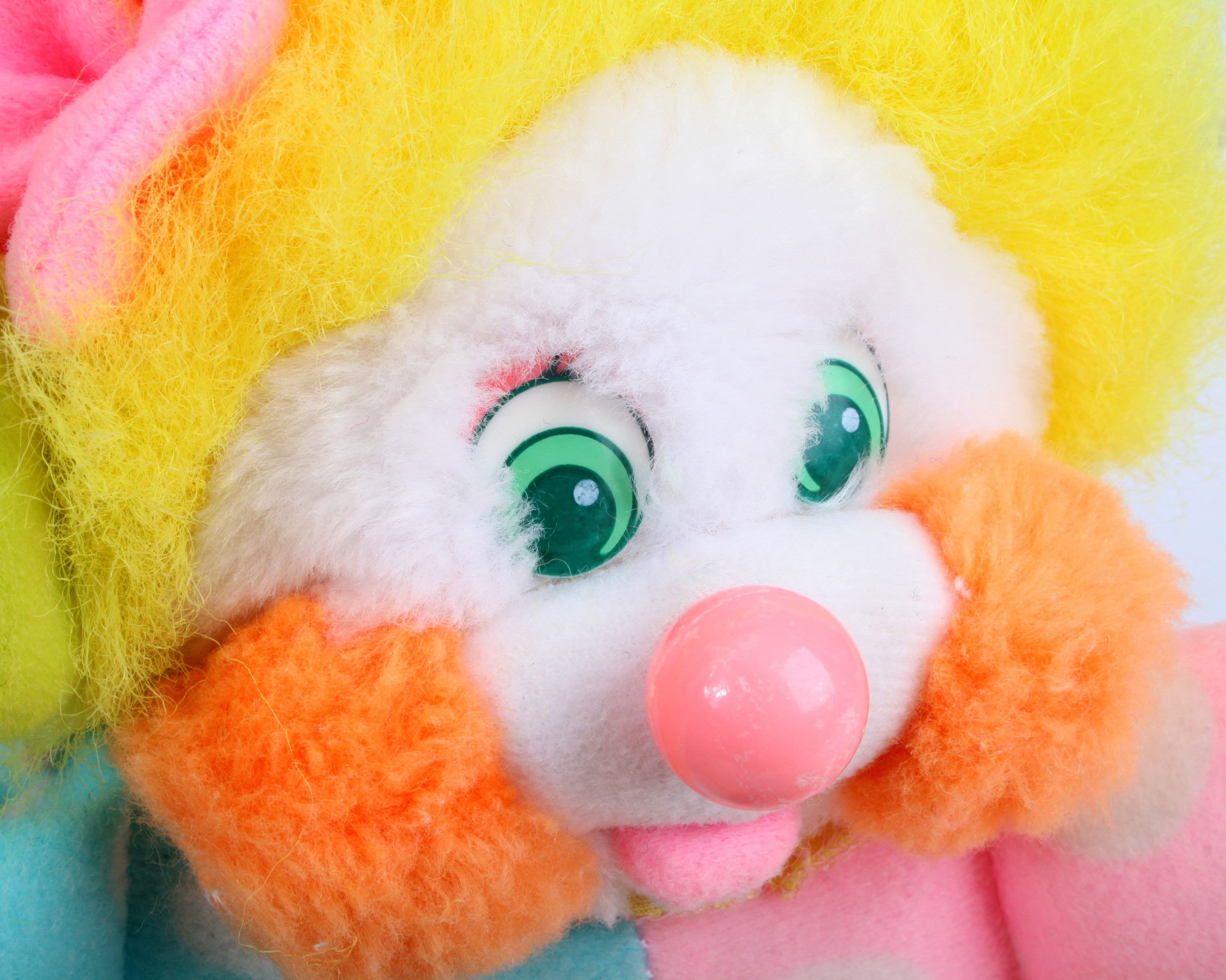 Very Rare Clown Popples, UK / Europe EU Costume Popple, Carnival, Small ...