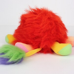 Red Popples Puffling, Small Size Puffling Popple Vintage Plush Toy ...