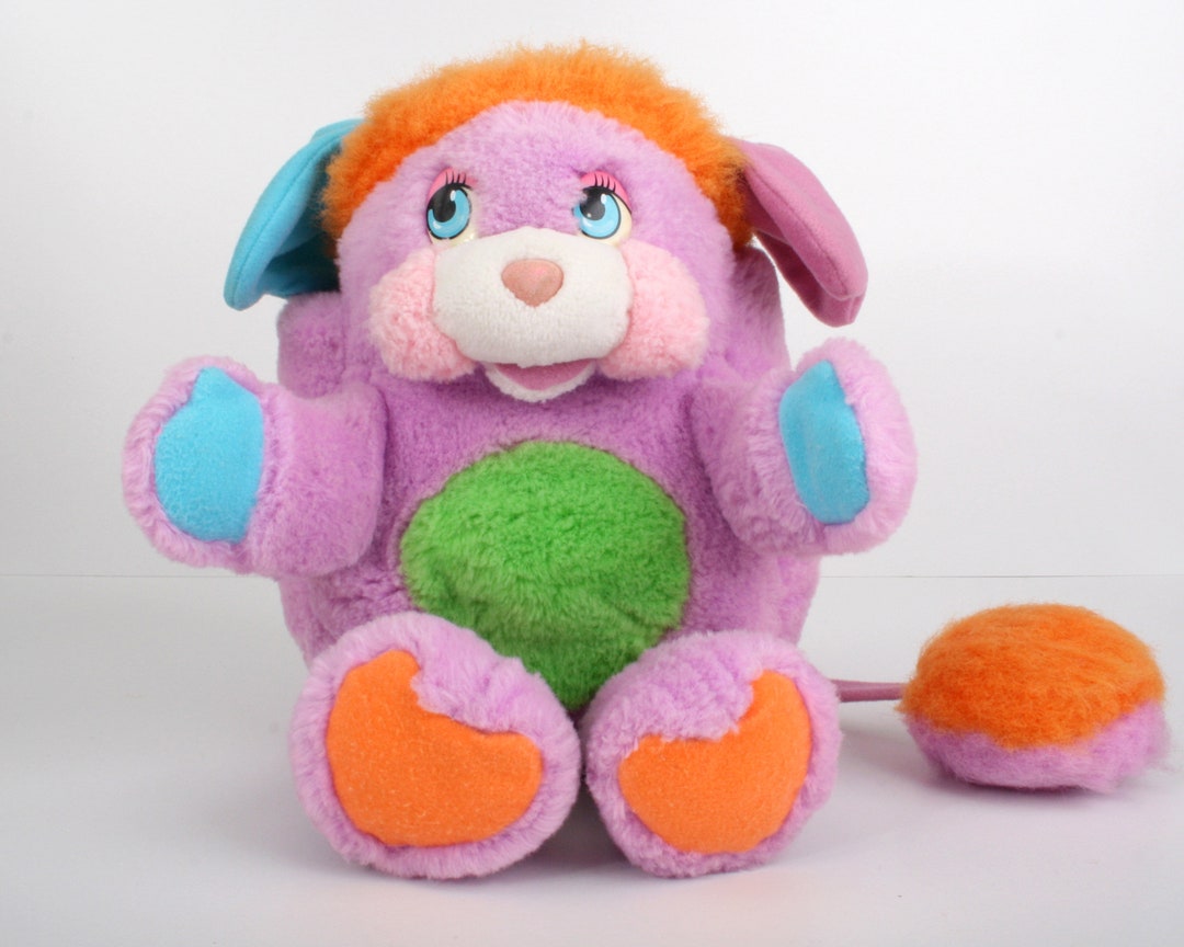 Popples Pancake Purple Popple, DELPLAY Vintage 11 Plush Toy, Original ...