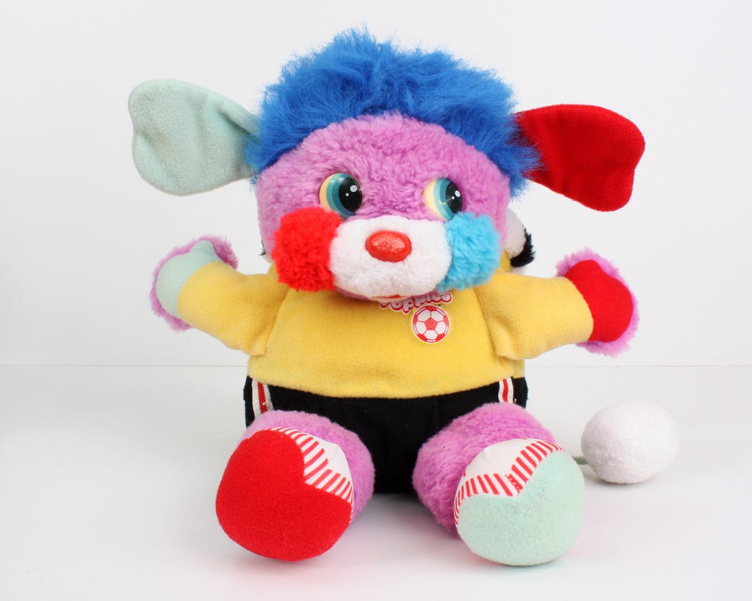 Sports Popples, Football Popple 10 Ball, Bick Kick Popple, Medium Size ...
