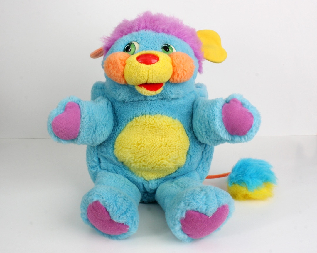 Large Blue Popples Pretty Cool P.C. 13" Popple, L Size Vintage Plush ...