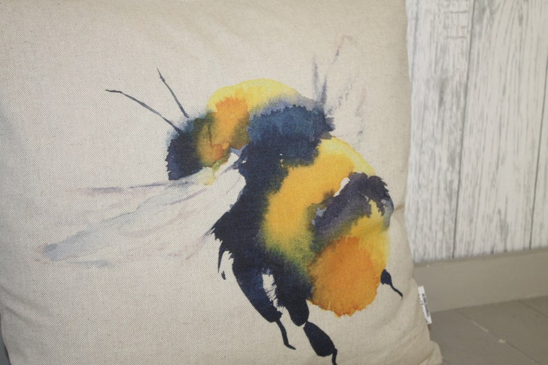 Bumble Bee Cushion 18 Square Bumble Bee Cushion - Etsy
