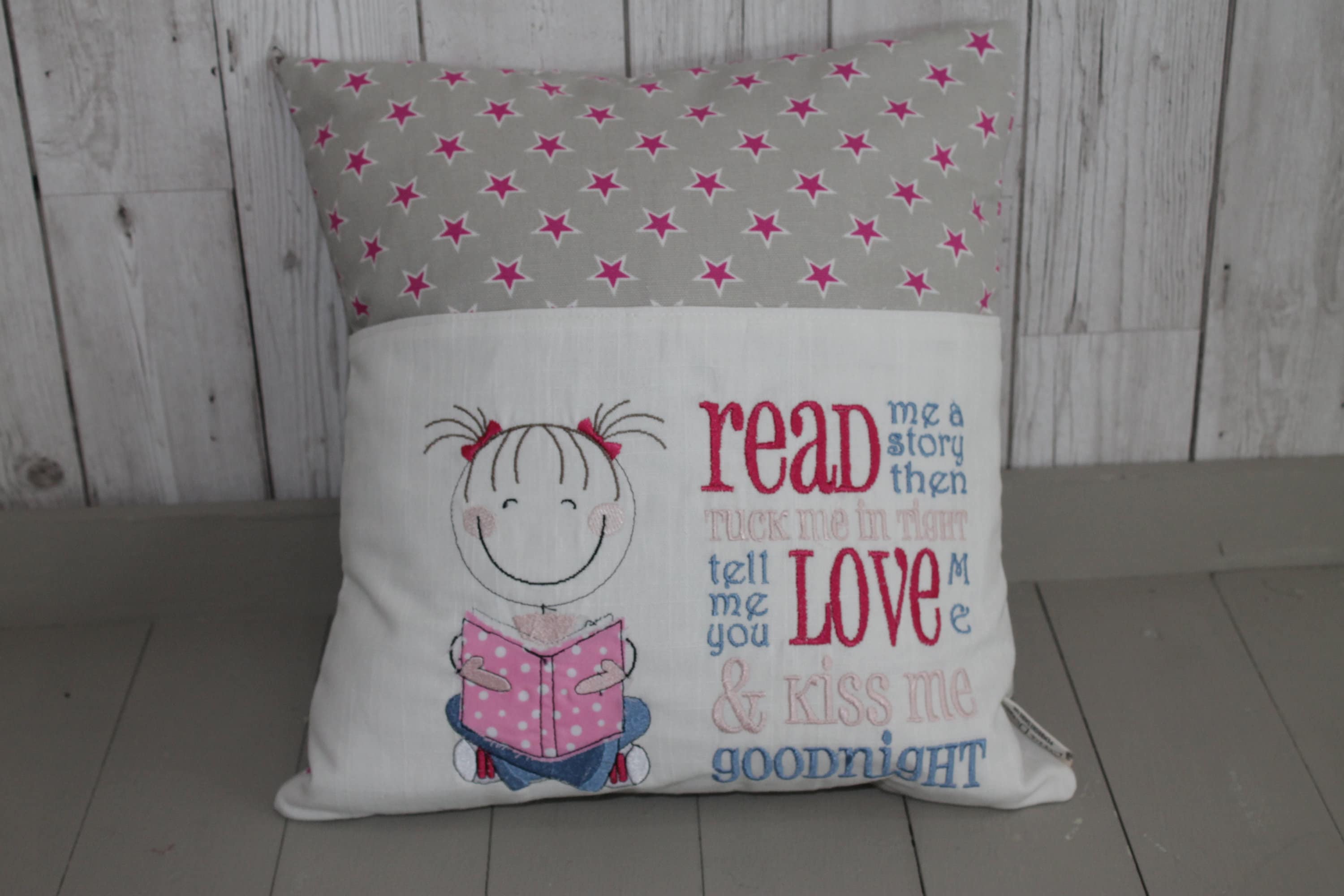 Book Cushion-Children's Reading PillowPersonalised | Etsy